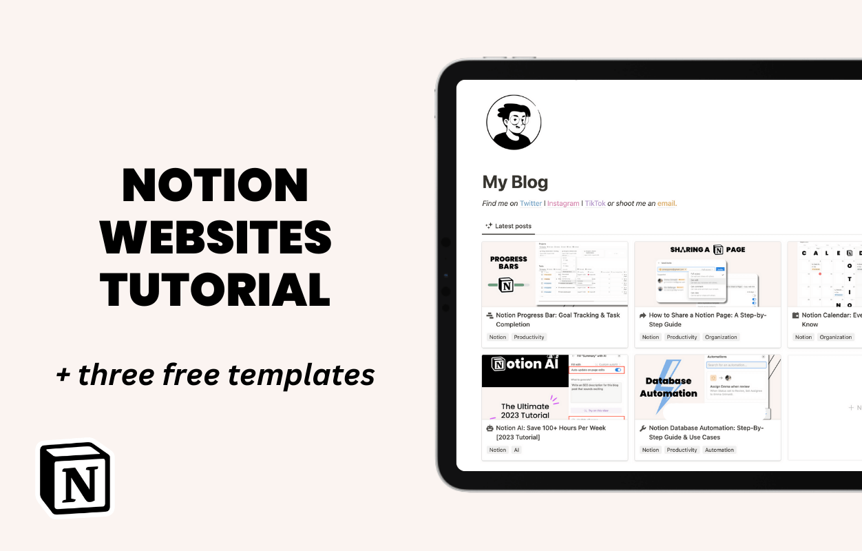 Notion Website Templates & Examples | Portfolio, Blog, & Resume